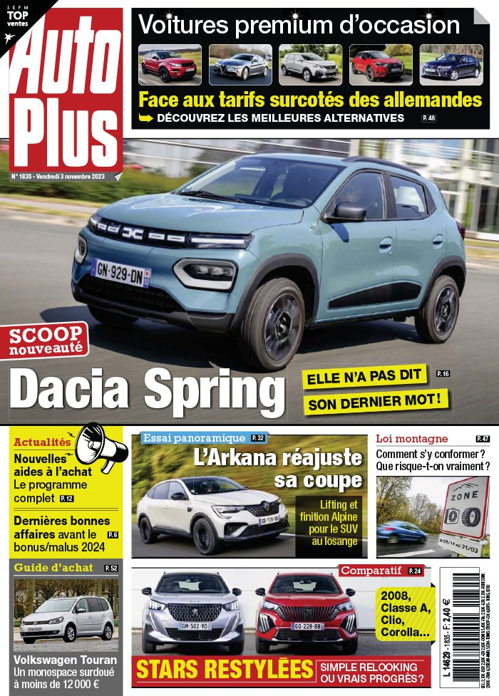 Auto Plus N°1835 | Kiosque Mag