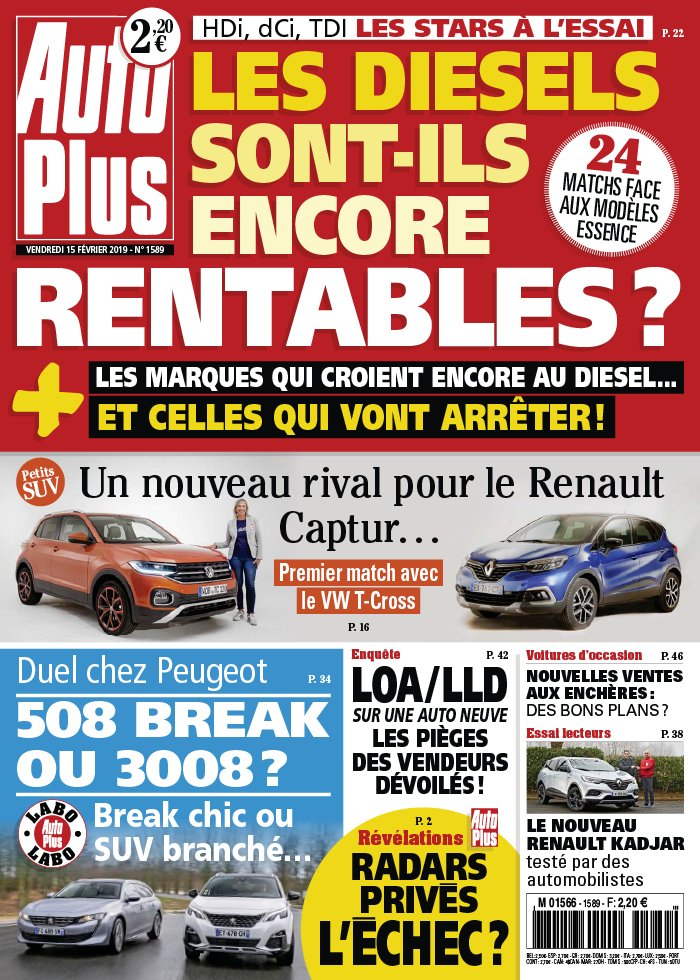 Auto Plus N°1589 | Kiosque Mag