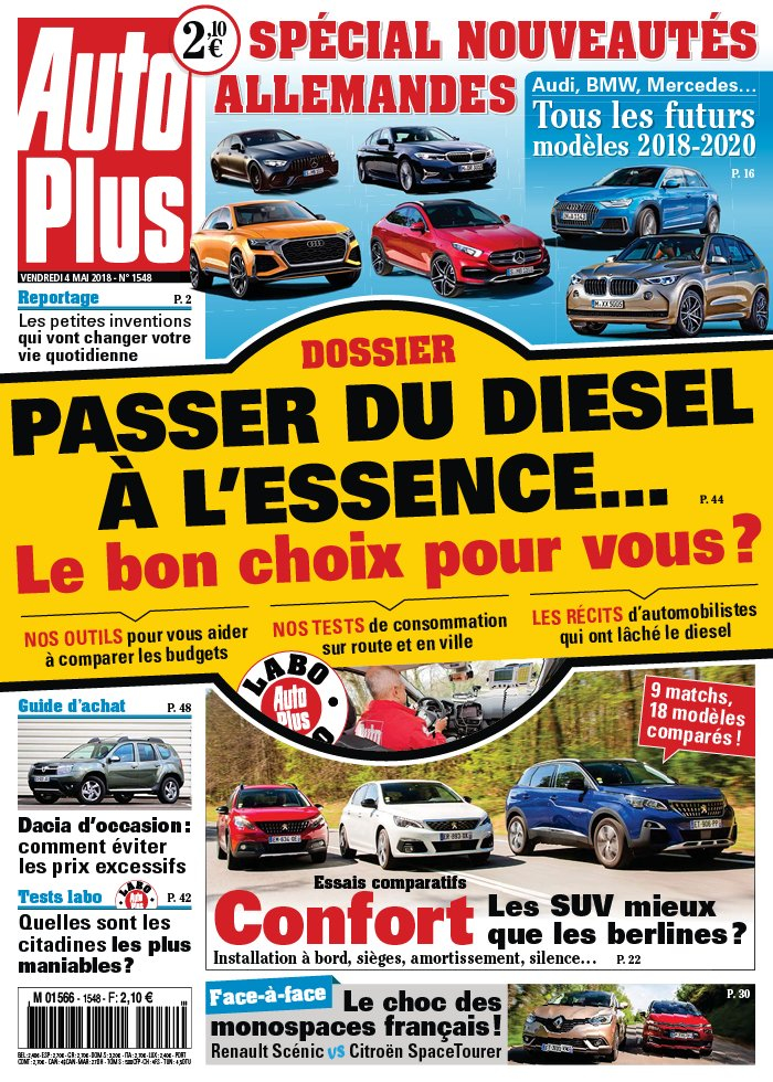 Auto Plus N°1548 | Kiosque Mag