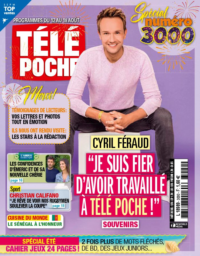 Télé Poche N°3000 | Kiosque Mag