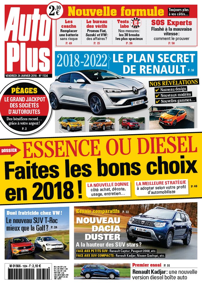 Auto Plus N°1534 | Kiosque Mag