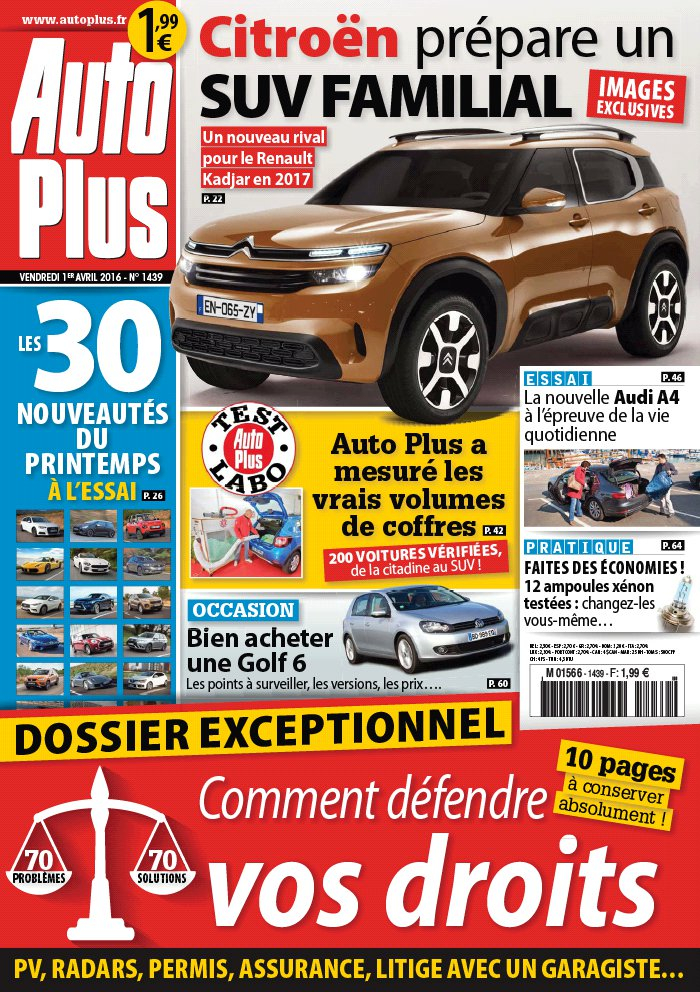 Auto Plus N°1439 | Kiosque Mag