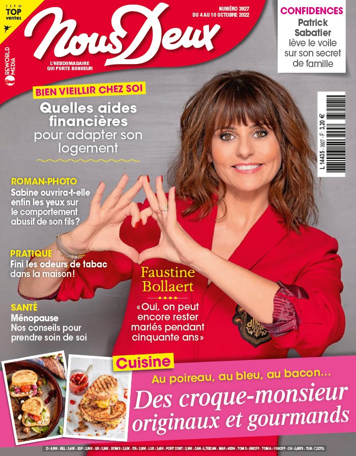 Nous Deux N°3927 | Kiosque Mag