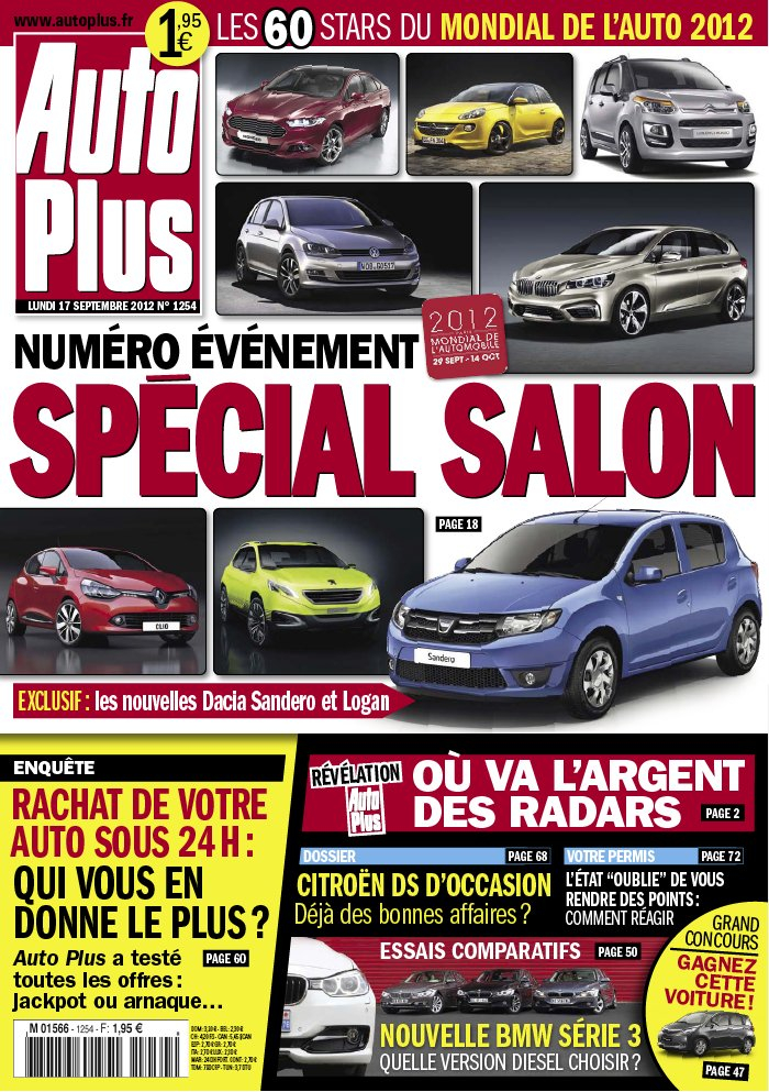 Auto Plus N°1254 | Kiosque Mag