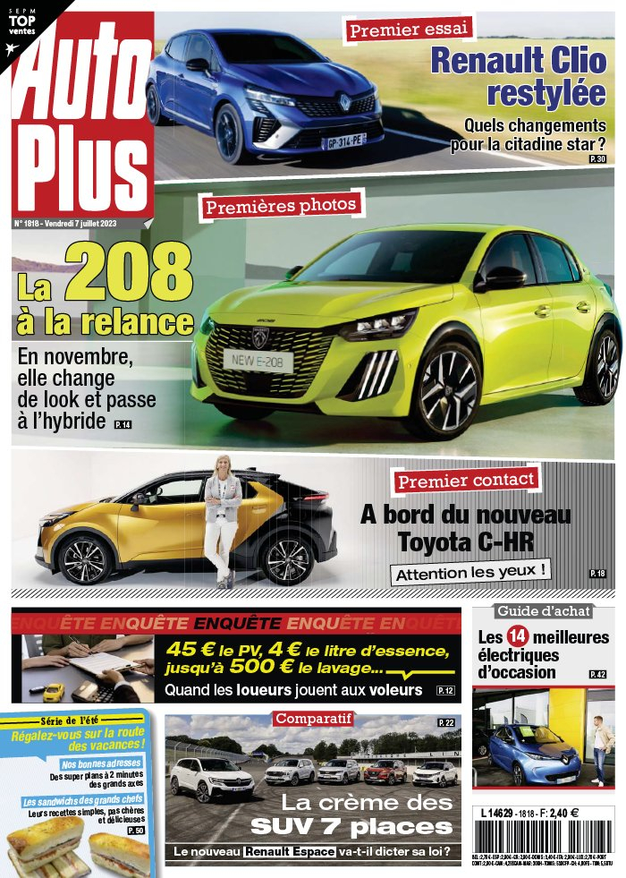 Auto Plus N°1818 | Kiosque Mag