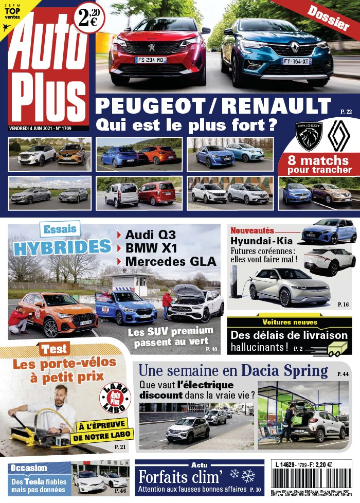 Auto Plus N°1709 | Kiosque Mag