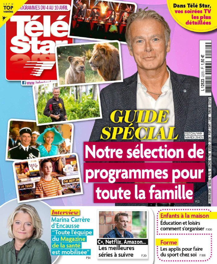 Télé Star N°2270 | Kiosque Mag