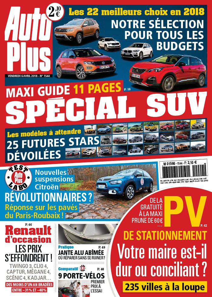 Auto Plus N°1544 | Kiosque Mag